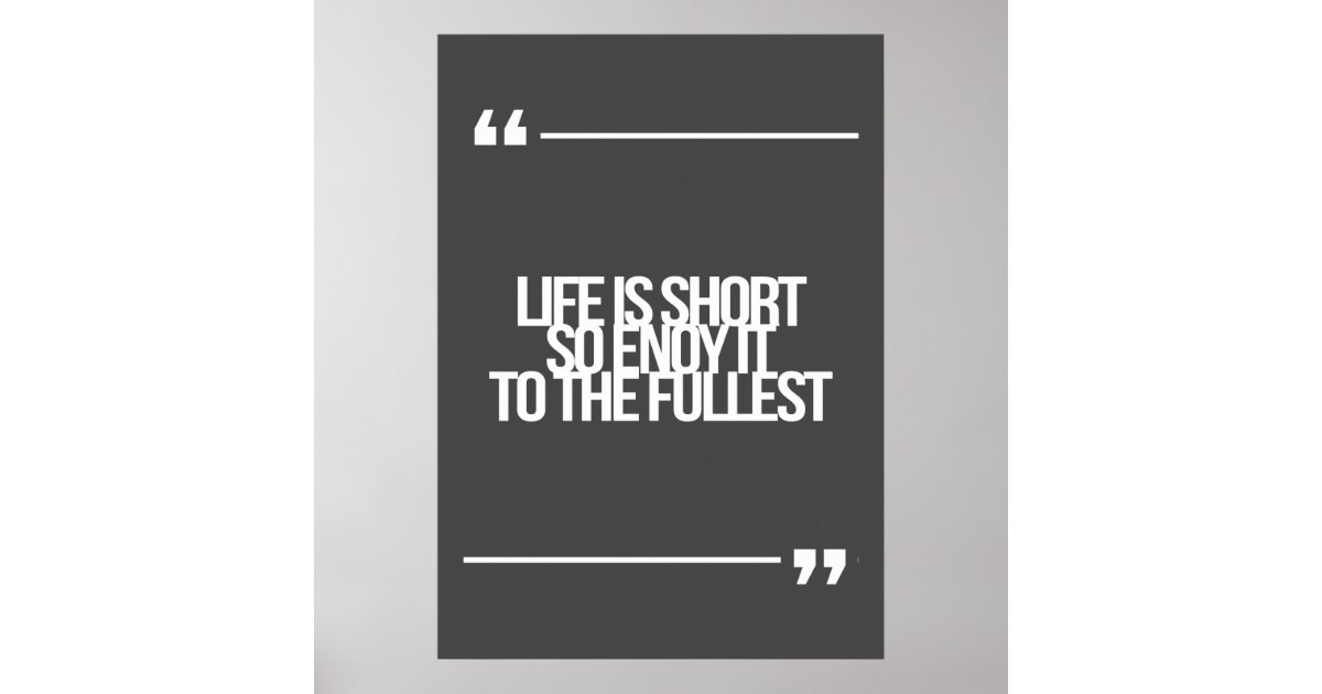 Inspirational and motivational quotes poster | Zazzle