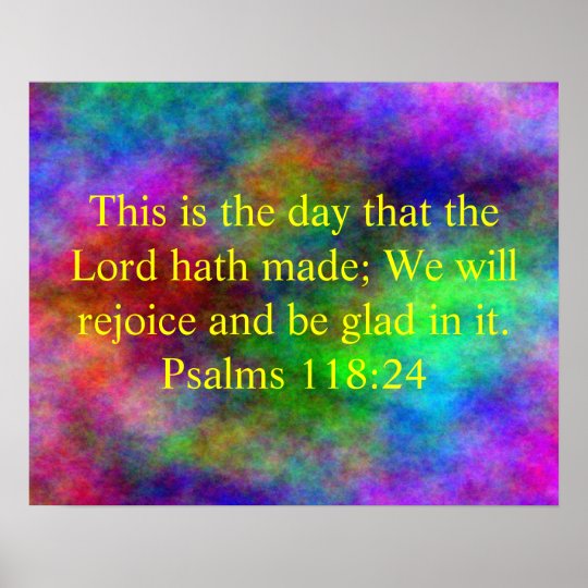 Inspirational bible verse poster | Zazzle.co.uk
