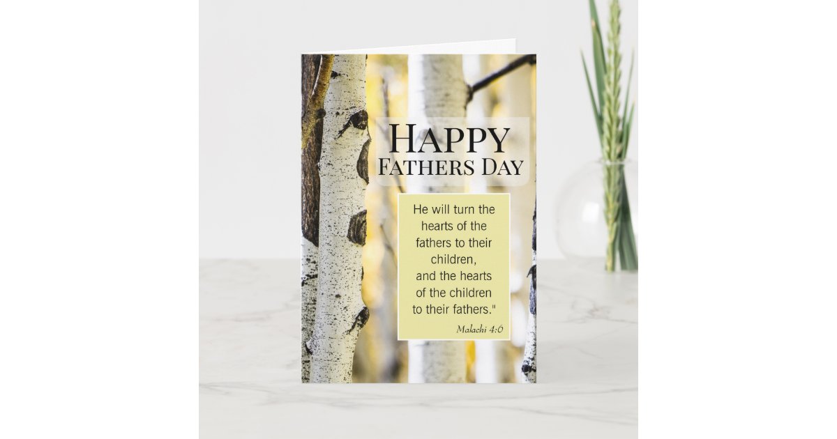 Inspirational Christian Fathers Day Card | Zazzle