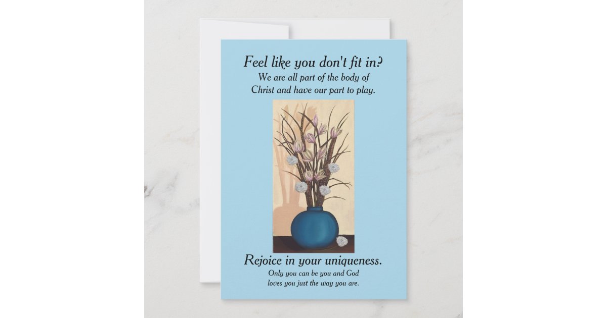 Inspirational Greeting Card | Zazzle