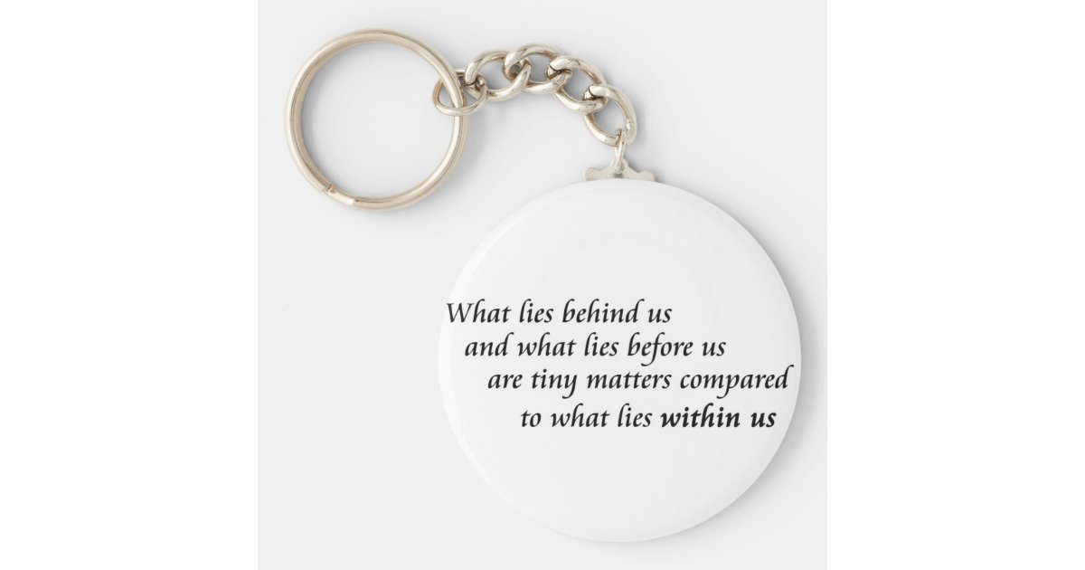 Inspirational quotes keychains confidence gifts | Zazzle