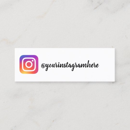 instagram mini business card | Zazzle.co.uk