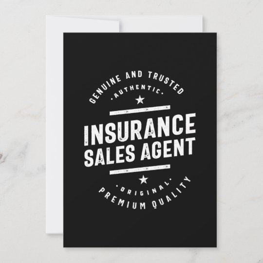 Insurance Sales Agent Job Title Gift Thank You Card | Zazzle.co.uk