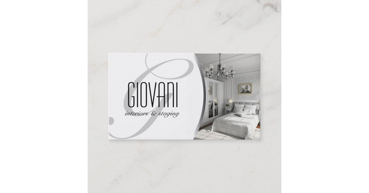 Interior Designer Business Card | Zazzle