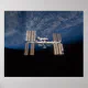 International Space Station (ISS) Poster | Zazzle