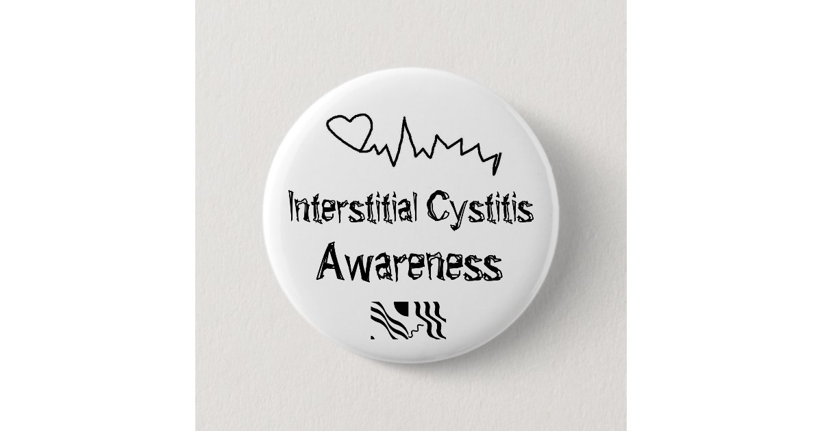 Interstitial cystitis Awareness 6 Cm Round Badge | Zazzle