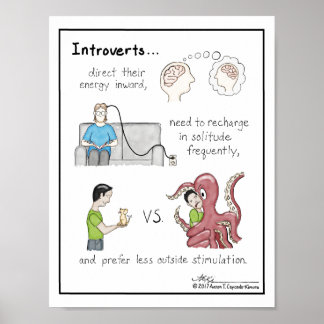 Introvert Art, Posters & Framed Artwork | Zazzle.co.uk