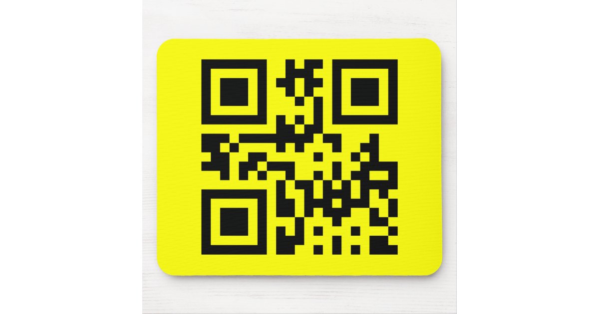 Inverted ☻ Happy Face -- QR Code Mouse Mat | Zazzle