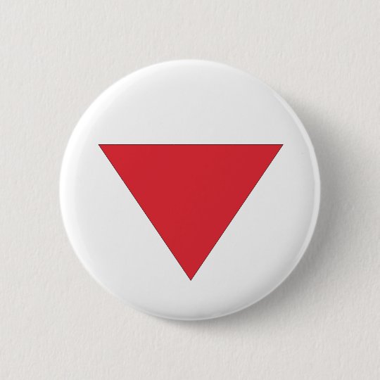Inverted Red Triangle 6 Cm Round Badge | Zazzle.co.uk