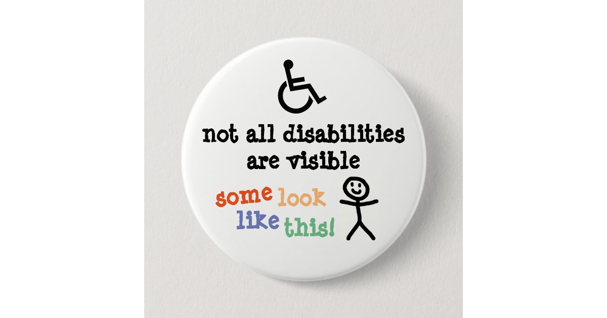 Invisible Disability Badge | Zazzle