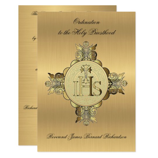 Invitation Catholic Ordination to Holy Priesthood | Zazzle.co.uk