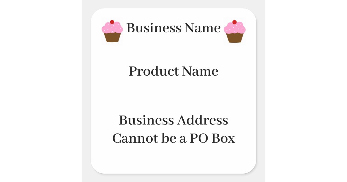 Iowa Cottage Food Law Label for home bakery | Zazzle