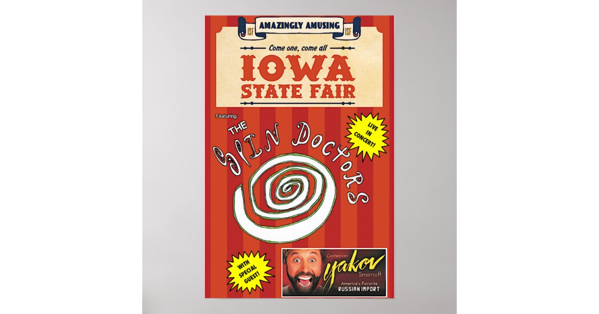 Iowa State Fair tribute Poster | Zazzle