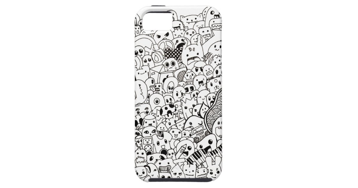 iPhone 5 Cute Doodle Case | Zazzle