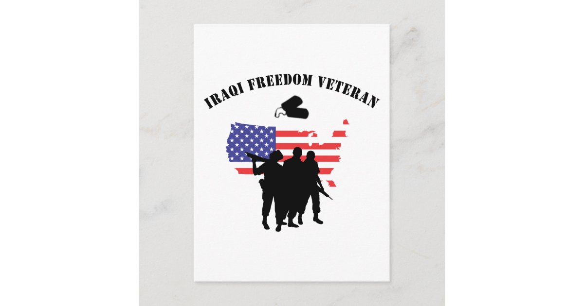 Iraqi Freedom Veteran Postcard | Zazzle
