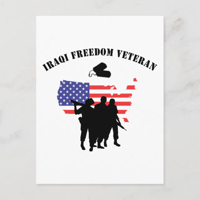 Iraqi Freedom Veteran Postcard | Zazzle