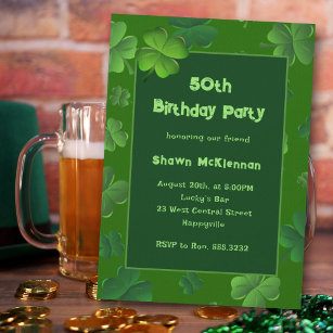 Irish Birthday Invitations & Invitation Templates | Zazzle UK