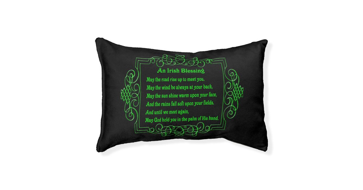 Irish Blessing Dog Bed | Zazzle