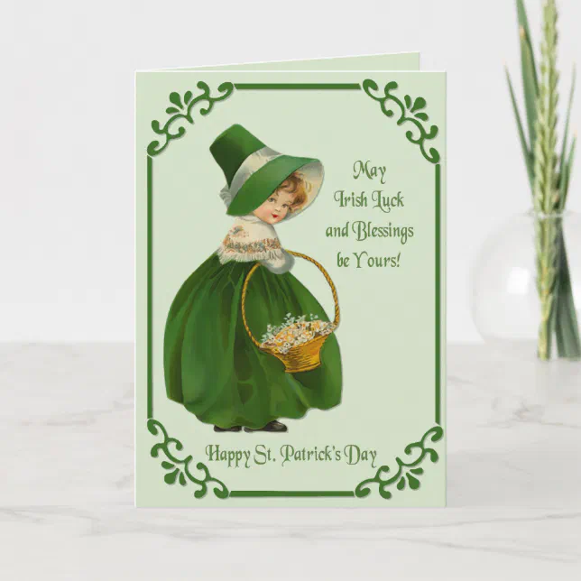 Irish Colleen Card | Zazzle