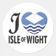 Isle of Wight Love Classic Round Sticker | Zazzle