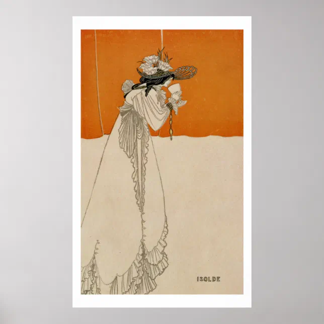Isolde, illustration from 'The Studio', 1895 (lith Poster | Zazzle