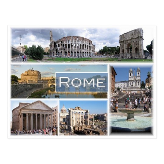 IT Italy - Rome - Postcard | Zazzle.co.uk