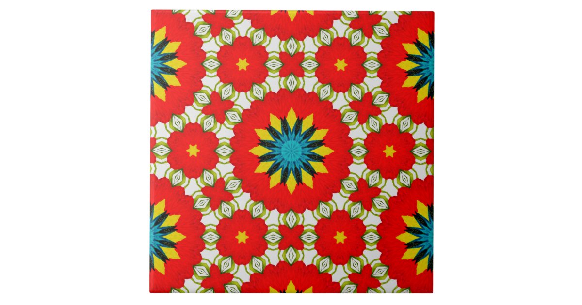 Italian style,tiles,majolica,lemon ,All-Over Print Tile | Zazzle