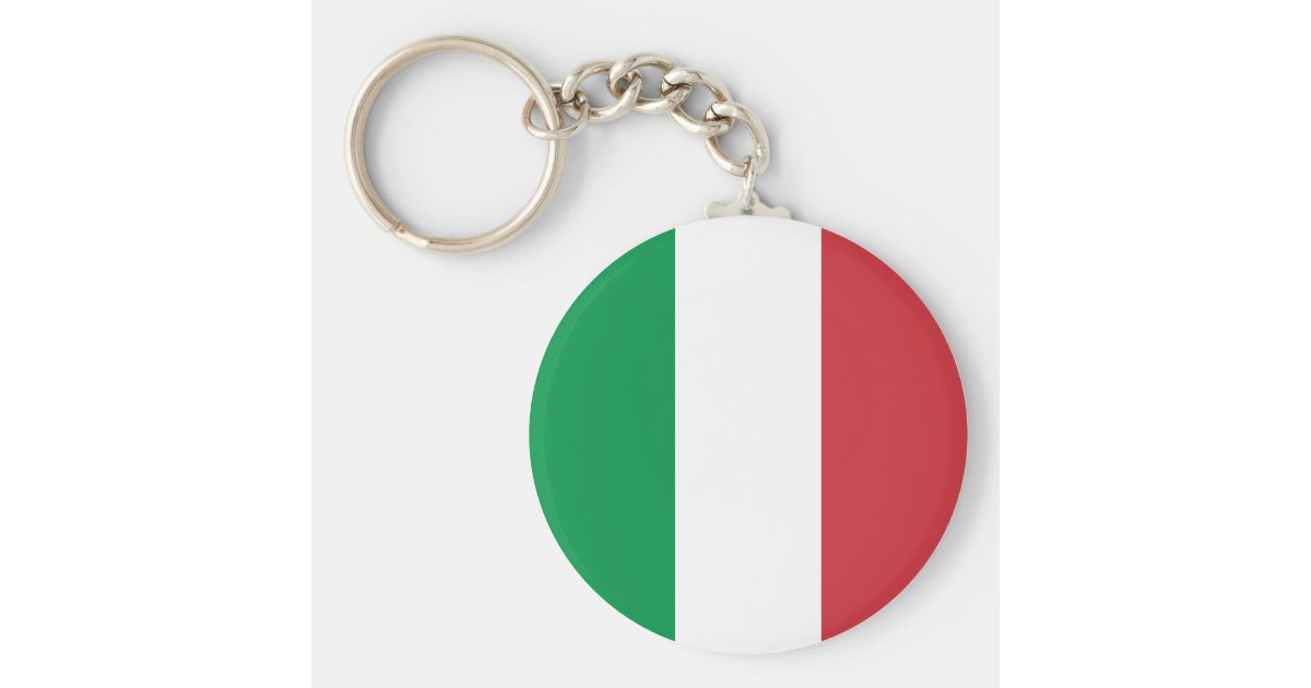 Italy (Italian) Flag Key Ring | Zazzle