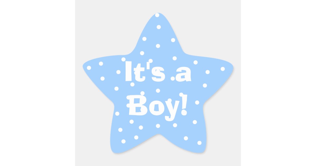 It's A Boy! Sticker | Zazzle
