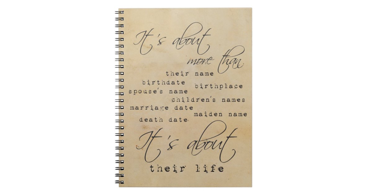 It's About Their Life - Notebook | Zazzle