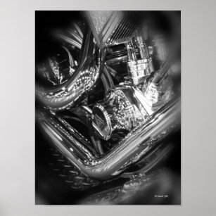 Chrome Posters & Prints | Zazzle UK