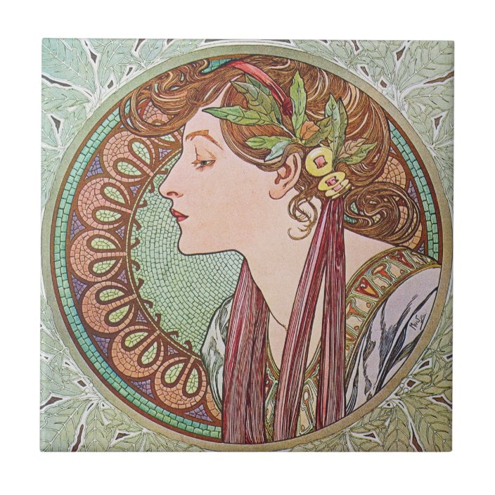 Ivy Goddess Tile | Zazzle.co.uk