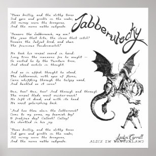 Jabberwocky Posters & Prints | Zazzle UK