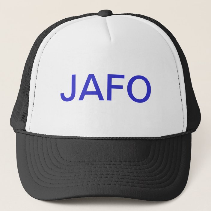 JAFO TRUCKER HAT | Zazzle.co.uk