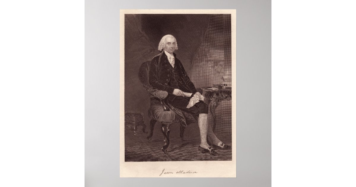 James Madison Poster | Zazzle