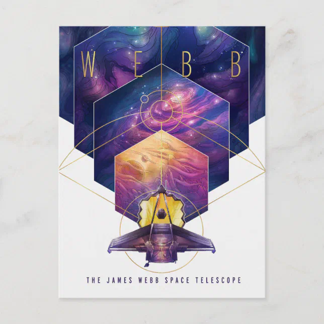 James Webb Space Telescope Poster. Postcard | Zazzle