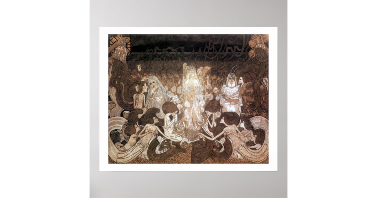 Jan Toorop The Three Brides Art Nouveau Poster | Zazzle