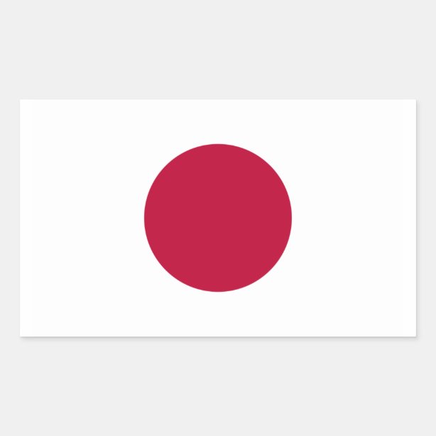 Japan Flag Stickers & Labels | Zazzle UK