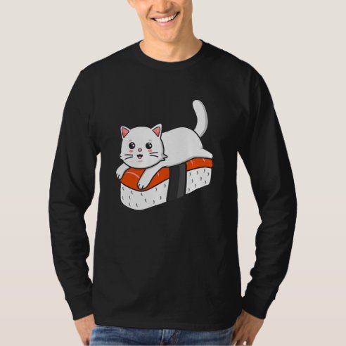 Sushi Cat T-Shirts & Shirt Designs | Zazzle UK