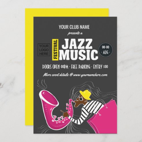 Jazz Invitations | Zazzle UK