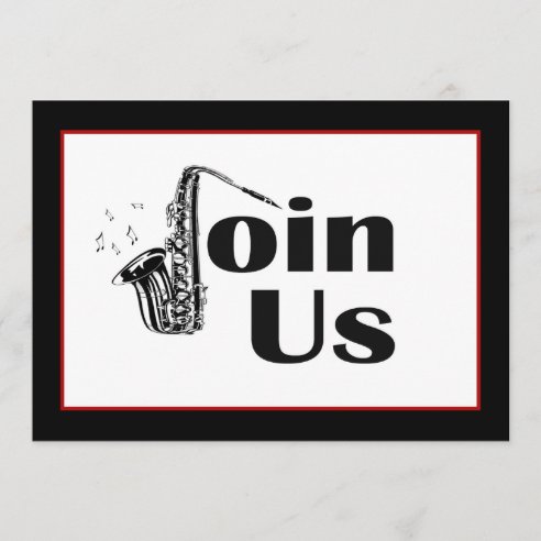 Jazz Invitations | Zazzle UK