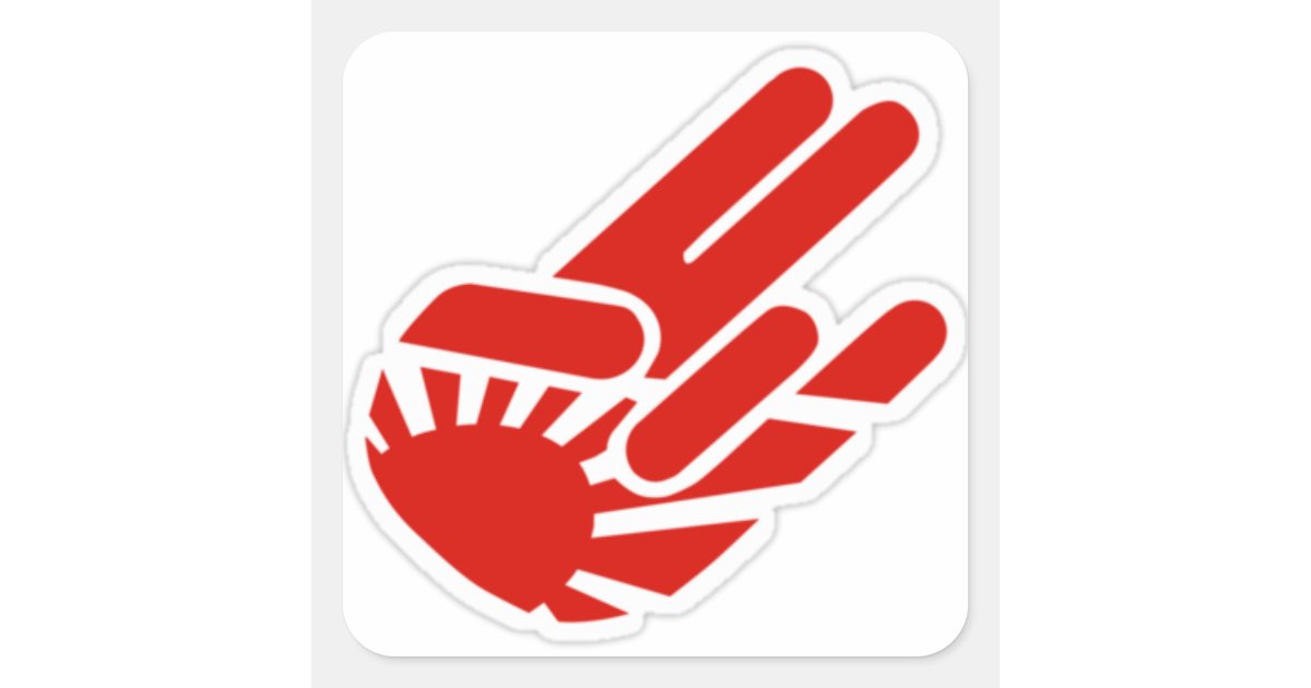 JDM Hand Sticker | Zazzle.co.uk