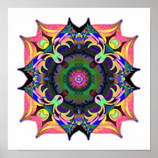 Jesus Mandala Poster | Zazzle.co.uk