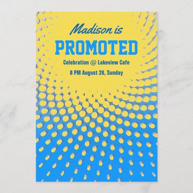 Promotion Party Invitations | Zazzle UK