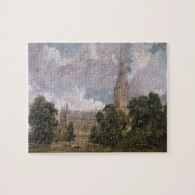 John Constable | Salisbury Cathedral from the sout Jigsaw Puzzle | Zazzle