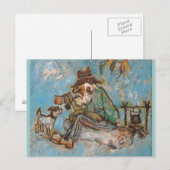 Jolly swagman postcard | Zazzle