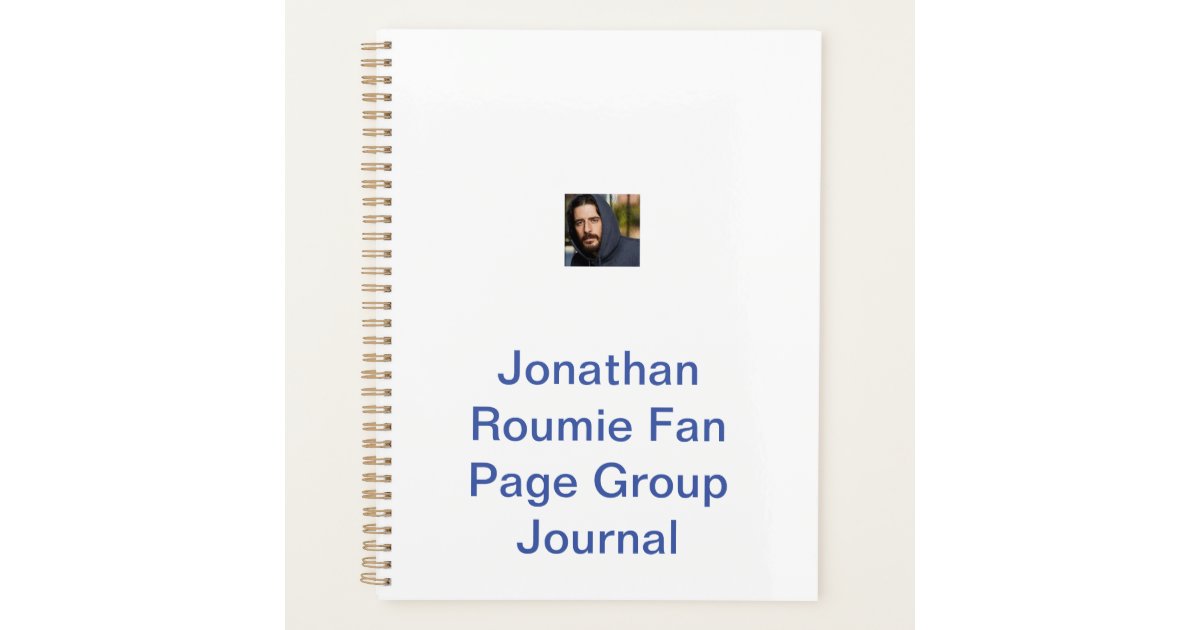 Jonathan Roumie Fan Page Prayer Group Journal Planner | Zazzle