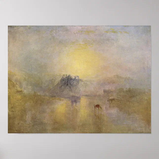Joseph Mallord Turner - Norham Castle Poster | Zazzle