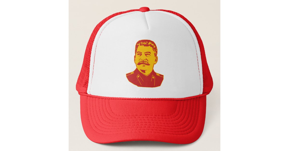 Joseph Stalin Portrait Trucker Hat | Zazzle