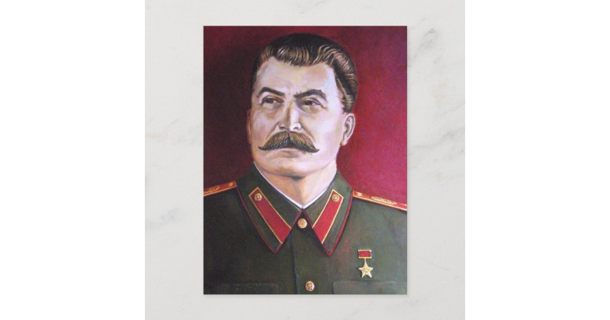 Joseph Stalin Postcard | Zazzle